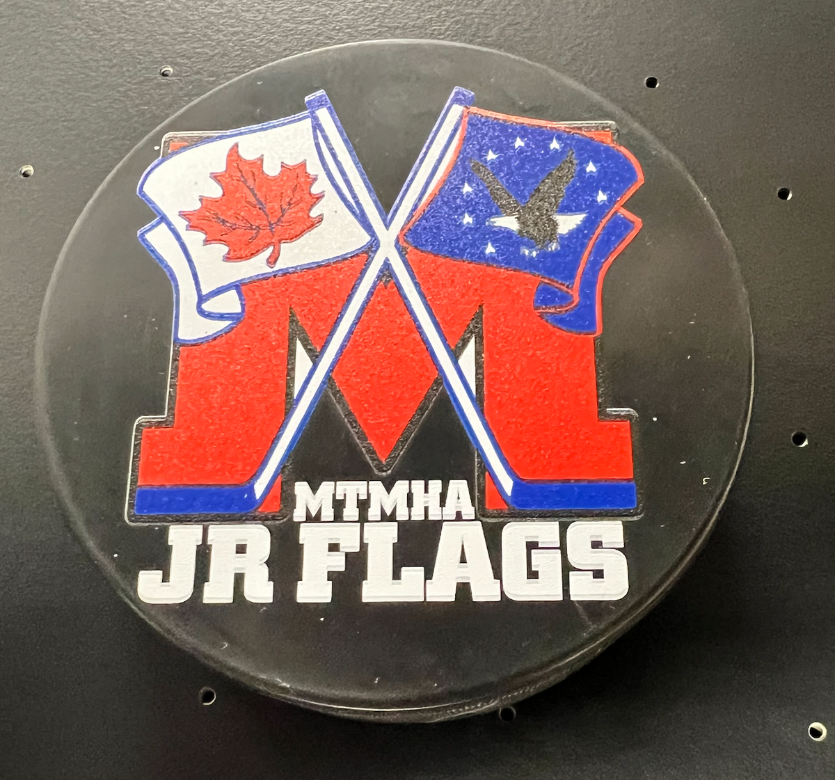 JR Flags Authentic Game Puck – Dynamic Graffix Signs and More Inc.